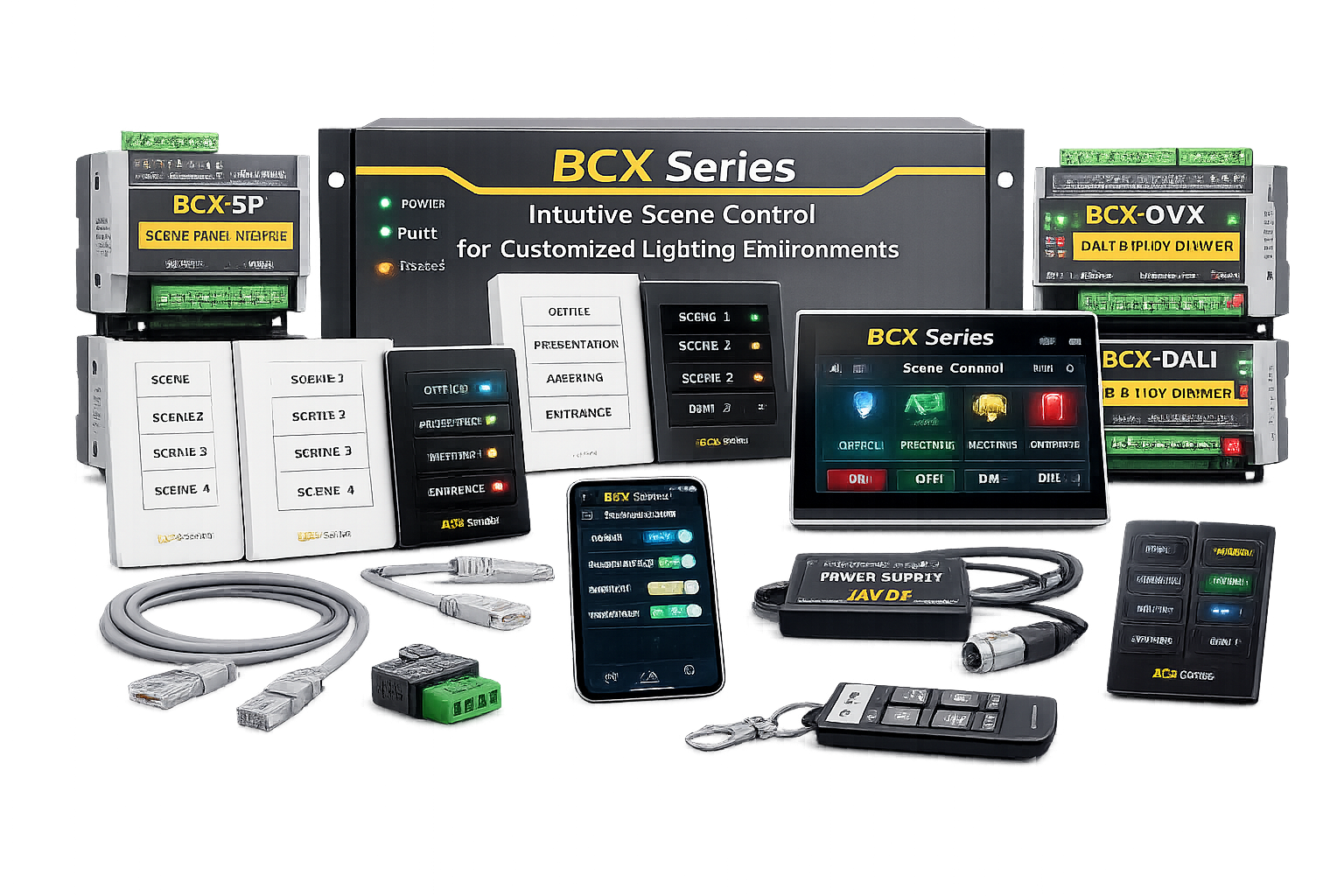 Lighting Scene Panels | Scene Control | Lighting Control | Tongfang BMS